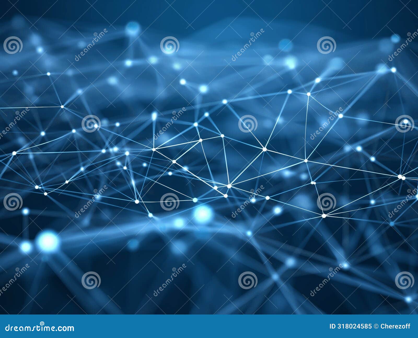 Abstract Digital Network Connectivity Background Stock Image - Image of ...