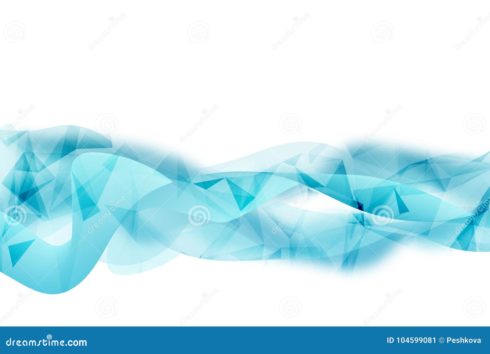 Blue Digital Wave Background Stock Illustration - Illustration of color ...