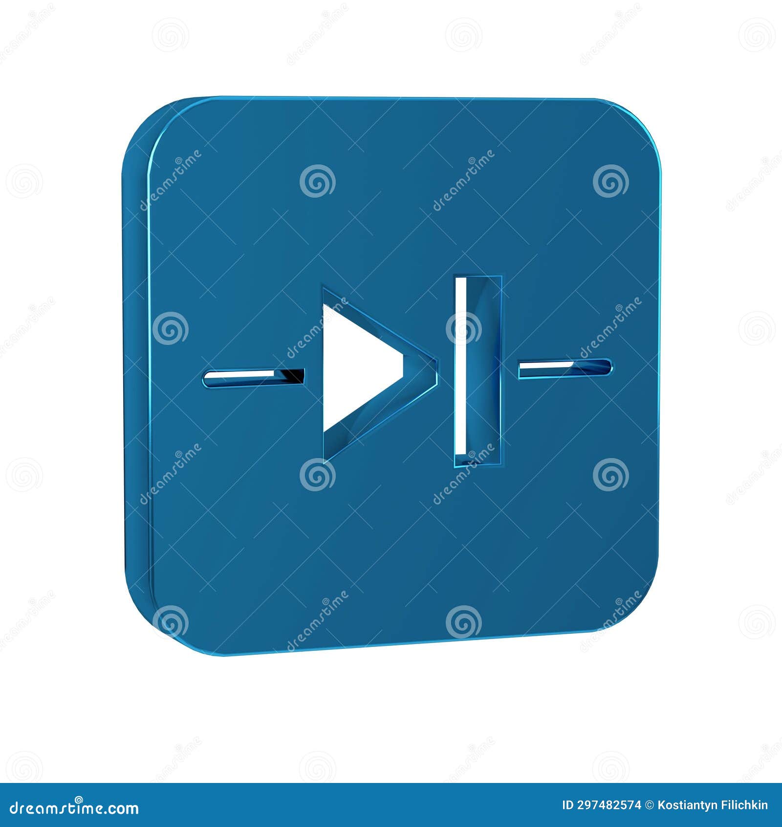 Blue Diode in Electronic Circuit Icon Isolated on Transparent ...
