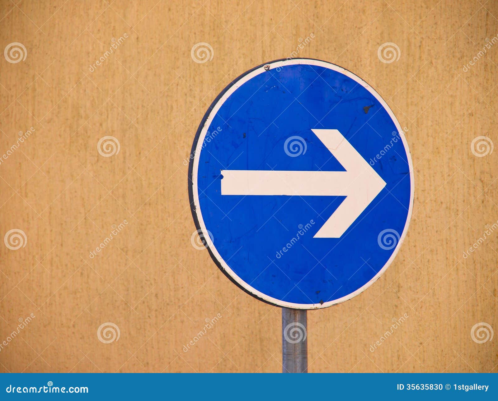 Blue direction sign (1) stock photo. Image of orange - 35635830