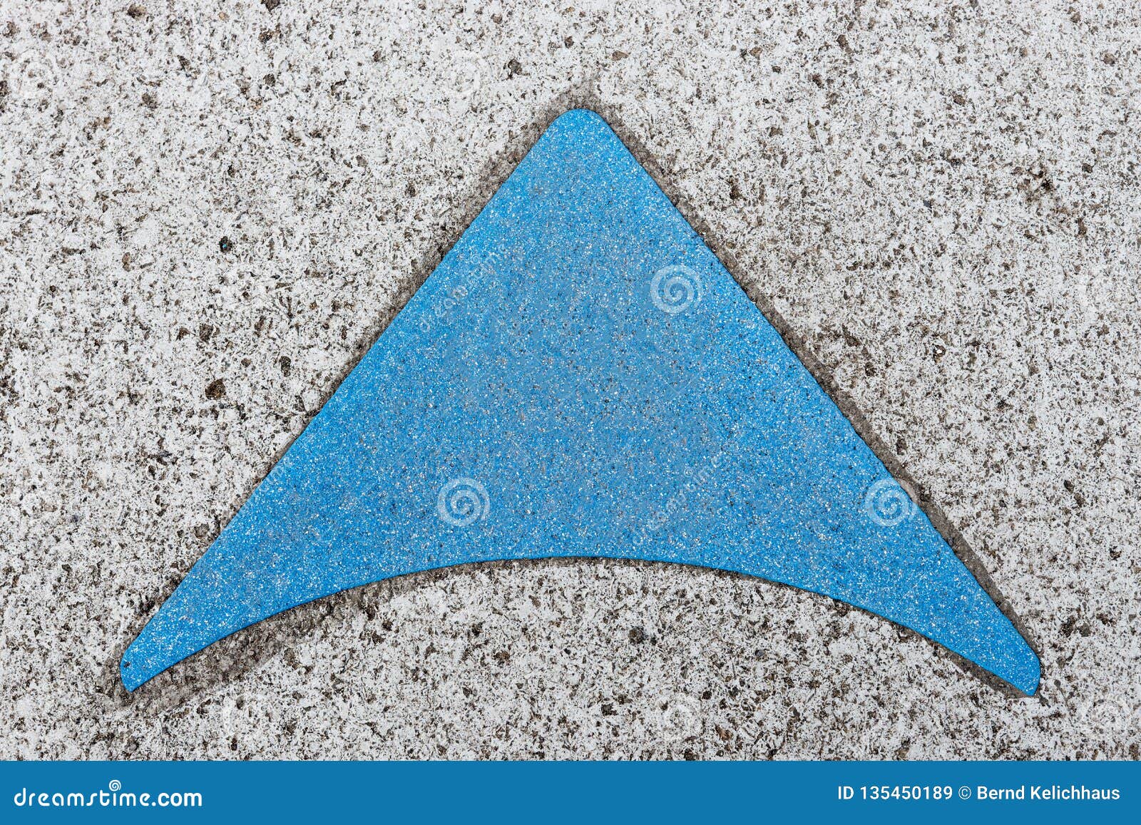 Blue directional arrow stock image. Image of marker - 135450189