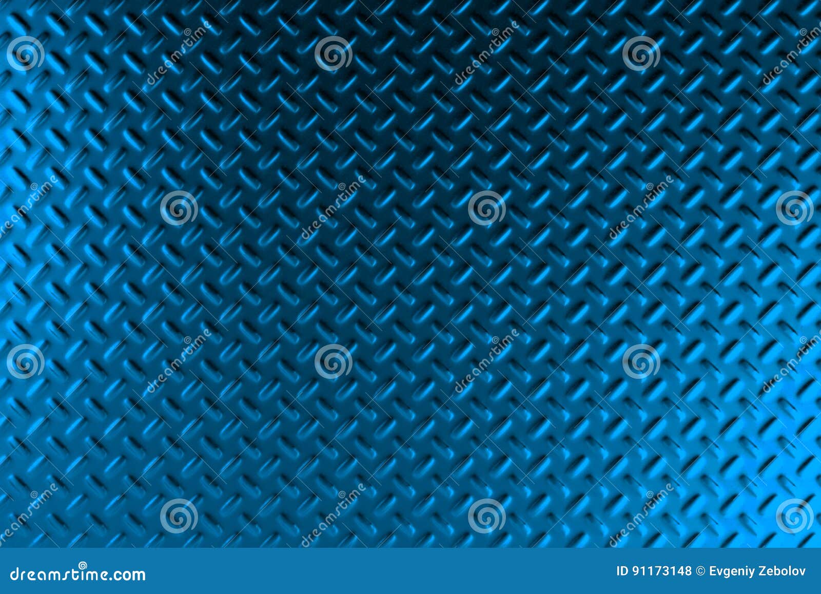 Blue Dirty Checkered Steel Plate Stock Illustration - Illustration of ...