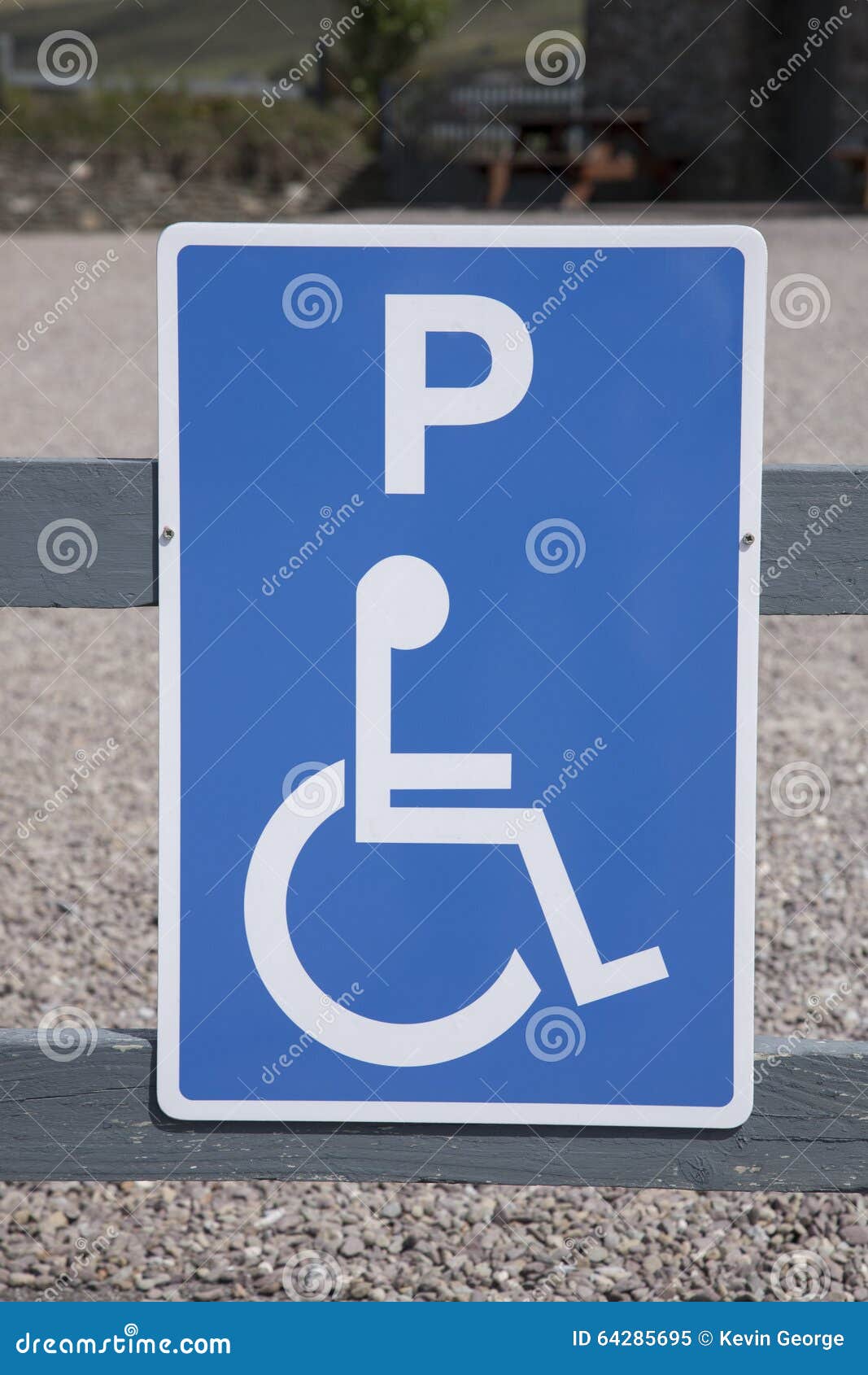 Blue Disabled Parking Sign stock image. Image of sign - 64285695