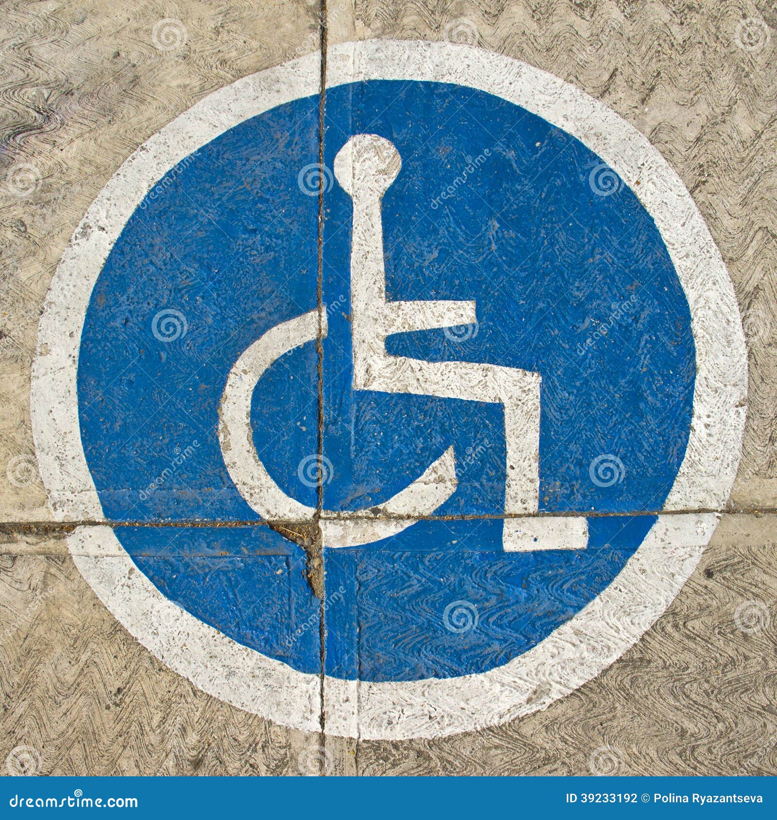 Blue disabled sign stock photo. Image of accessibility - 39233192