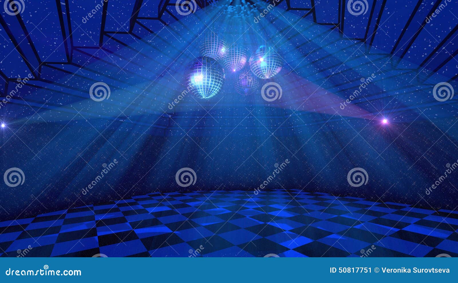 Blue Disco Ball Isolated On A Transparent Background. Vector EPS 10 ...
