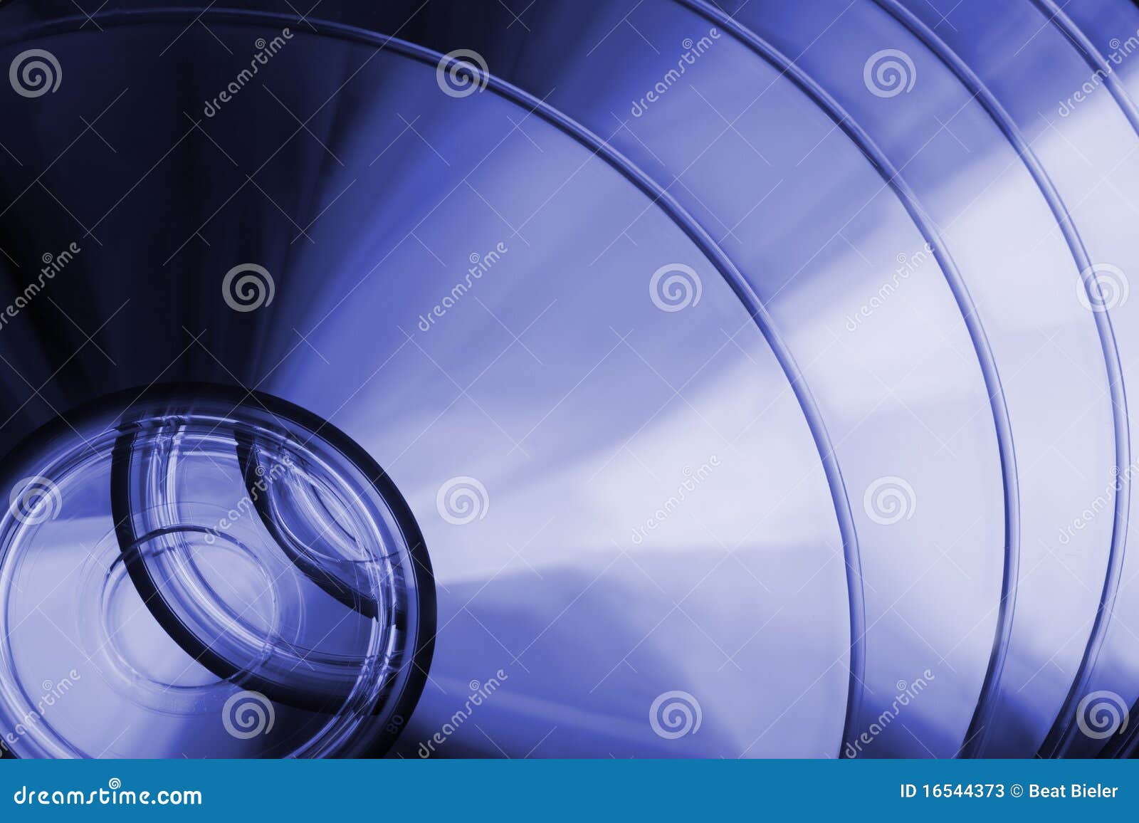 Blue Discs stock image. Image of entertainment, video - 16544373