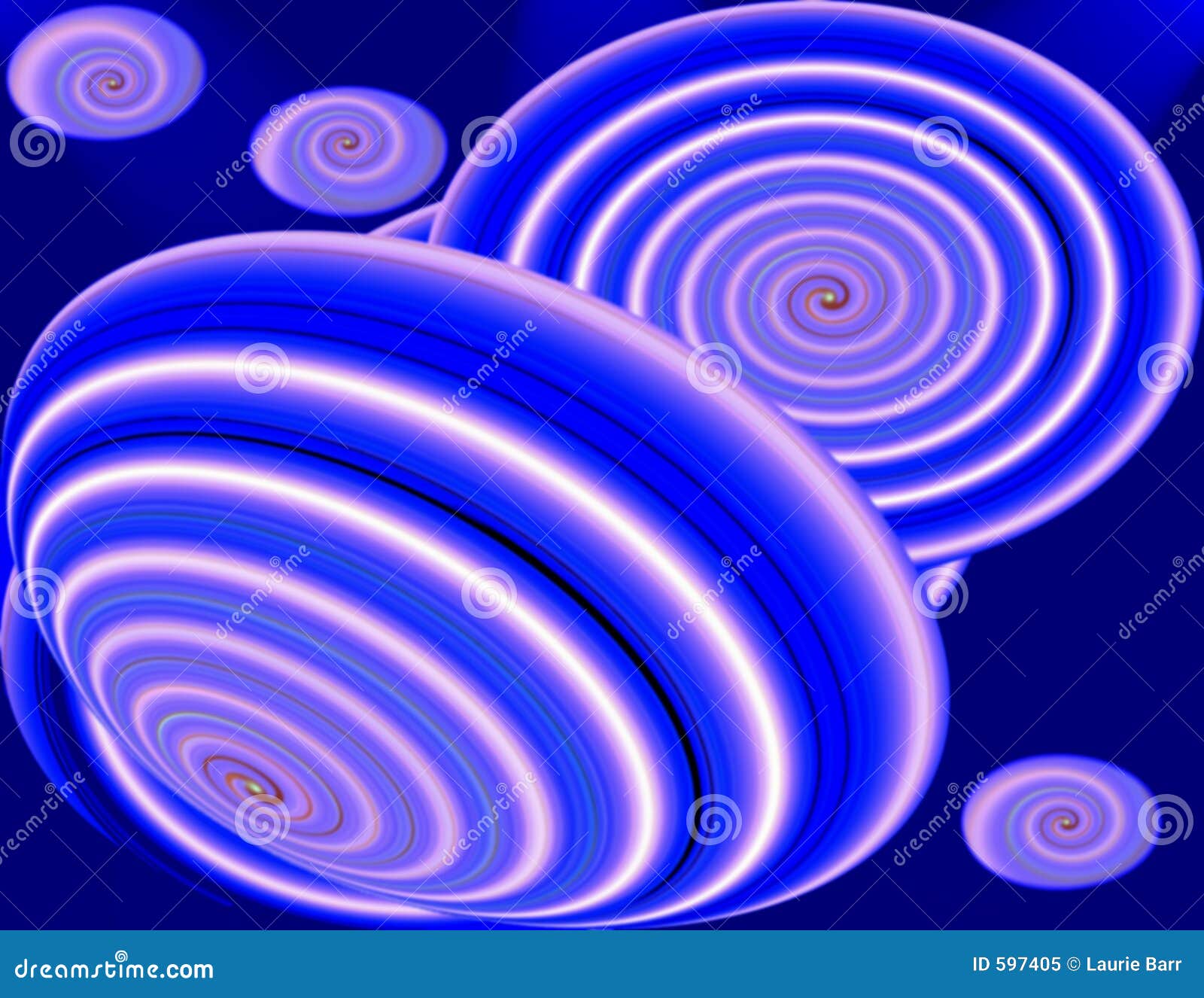 Blue Discs Picture. Image: 597405