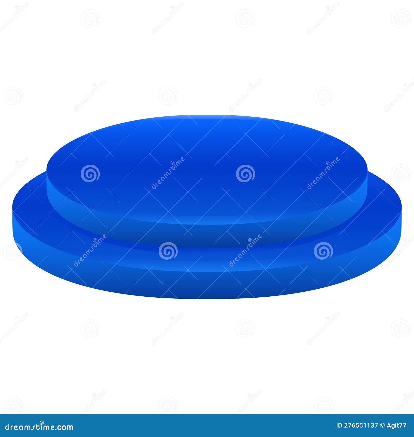 Display Podium Circle 3d Flat Design Vector Stock Vector - Illustration ...