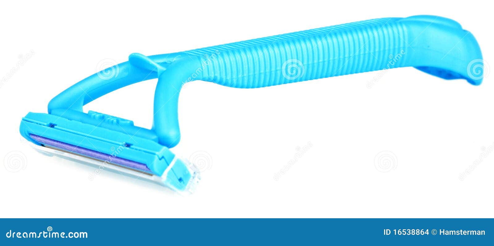Blue Disposable Safety Razor Stock Photo - Image of plastic, razor ...