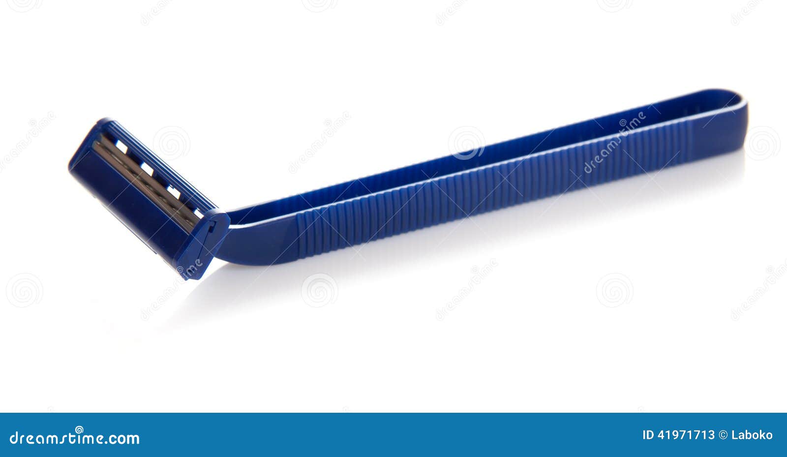 The Blue Disposable Safety Razor Stock Image - Image of blade, hygiene ...