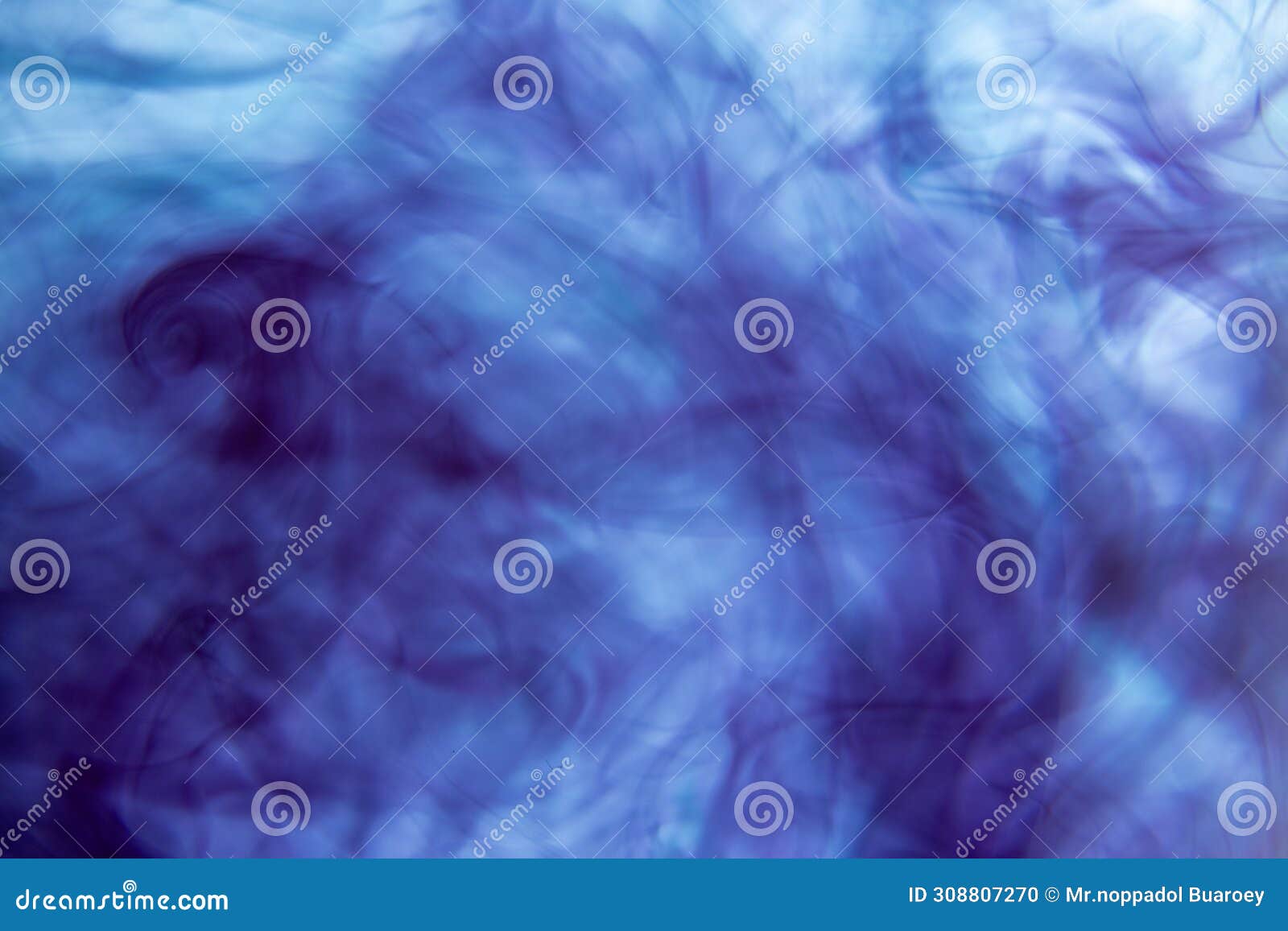 Water Soluble Blue Photograph There are Patterns Created by the Flow of ...