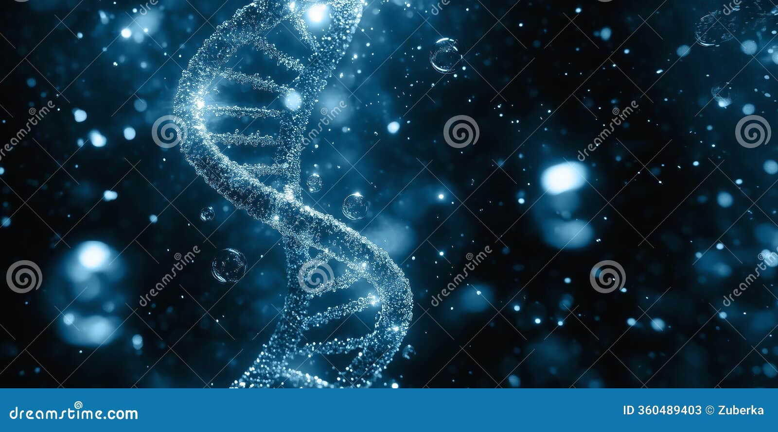 Blue Dna Background stock illustration. Illustration of acid - 360489403