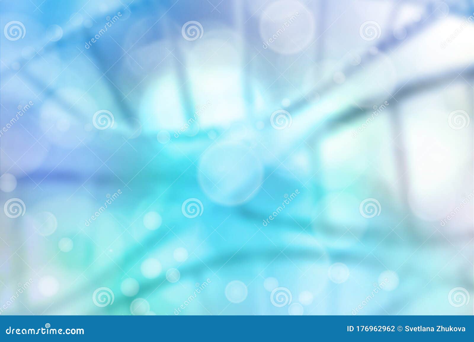 Blue DNA Abstract Blurred Background Stock Photo - Image of bokeh ...