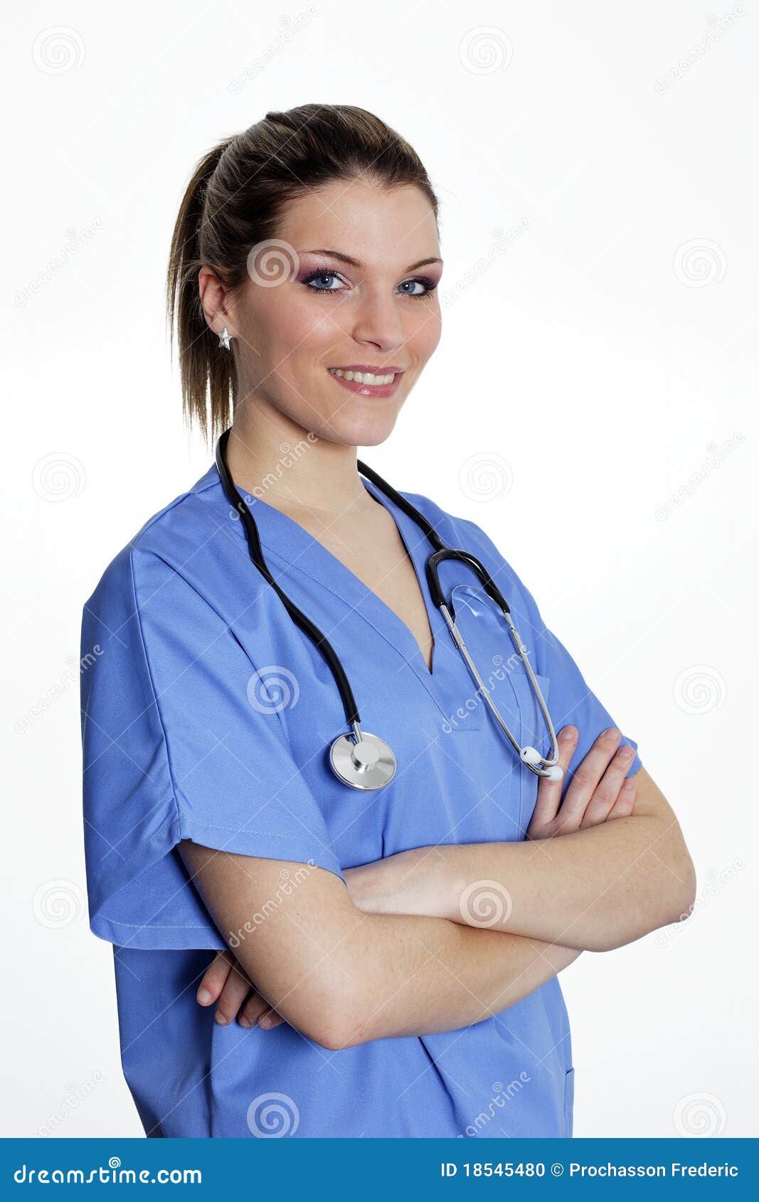 Blue doctor stock photo. Image of health, uniform, healthcare - 18545480