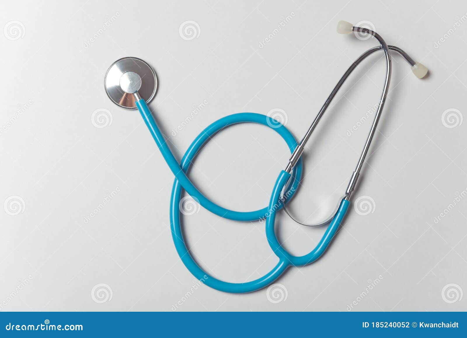 Blue Doctor Stetroscope on White Background Stock Photo - Image of ...