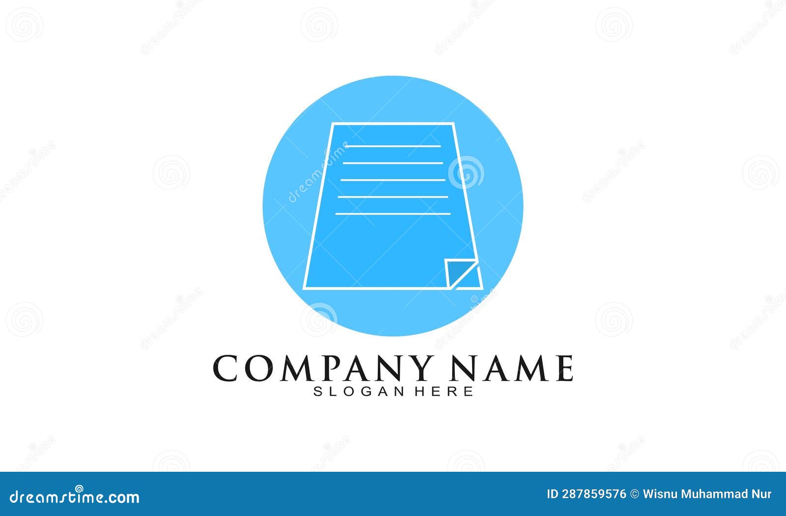 Blue Document Folder Icon Isolated Seamless Pattern On Yellow ...