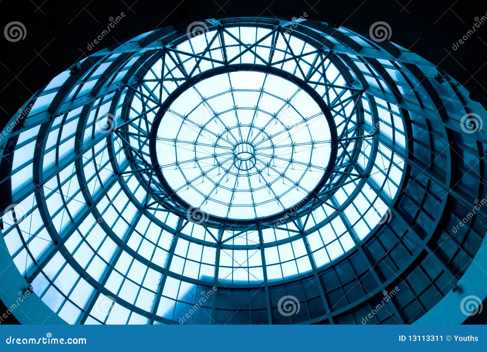 Blue dome background stock image. Image of architectural - 13113311