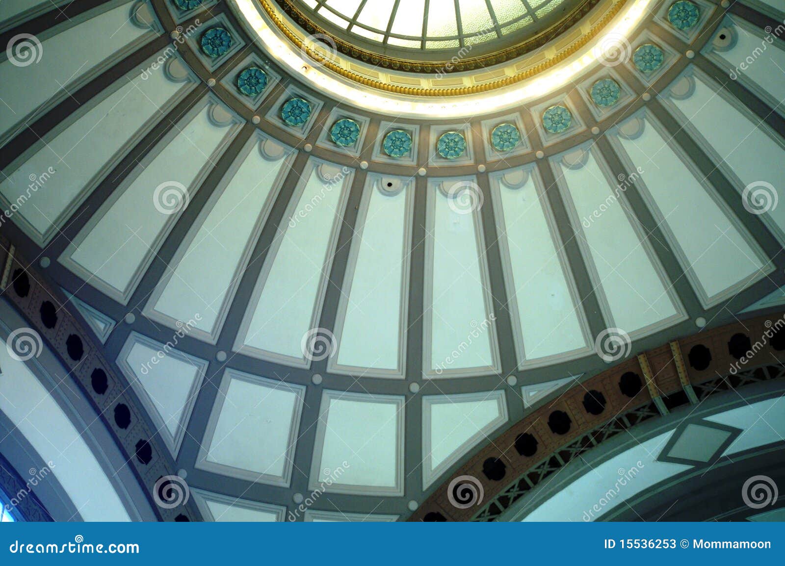 Blue Dome stock image. Image of structure, color, architectural - 15536253