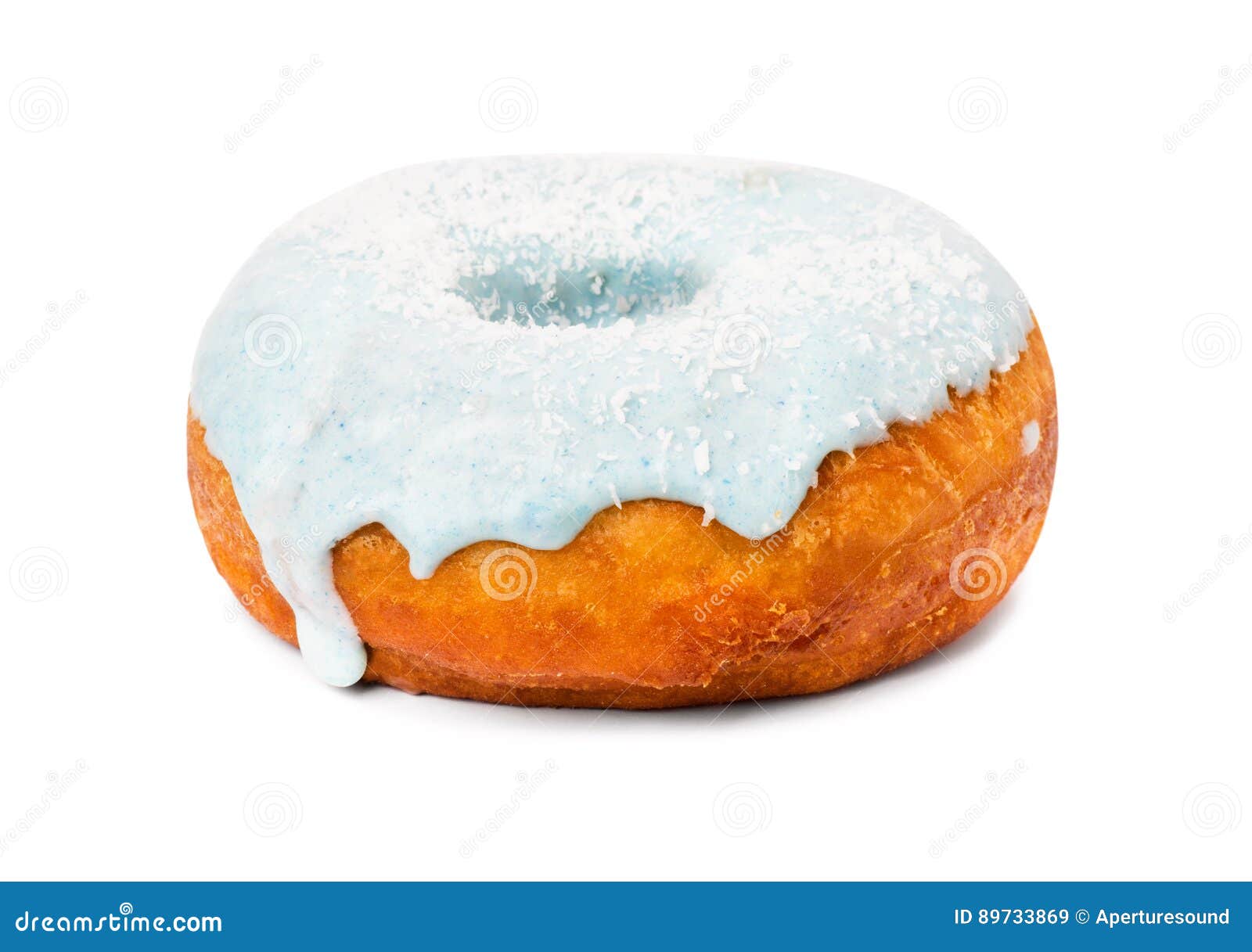 Blue donut stock image. Image of bakery, dessert, bright - 89733869