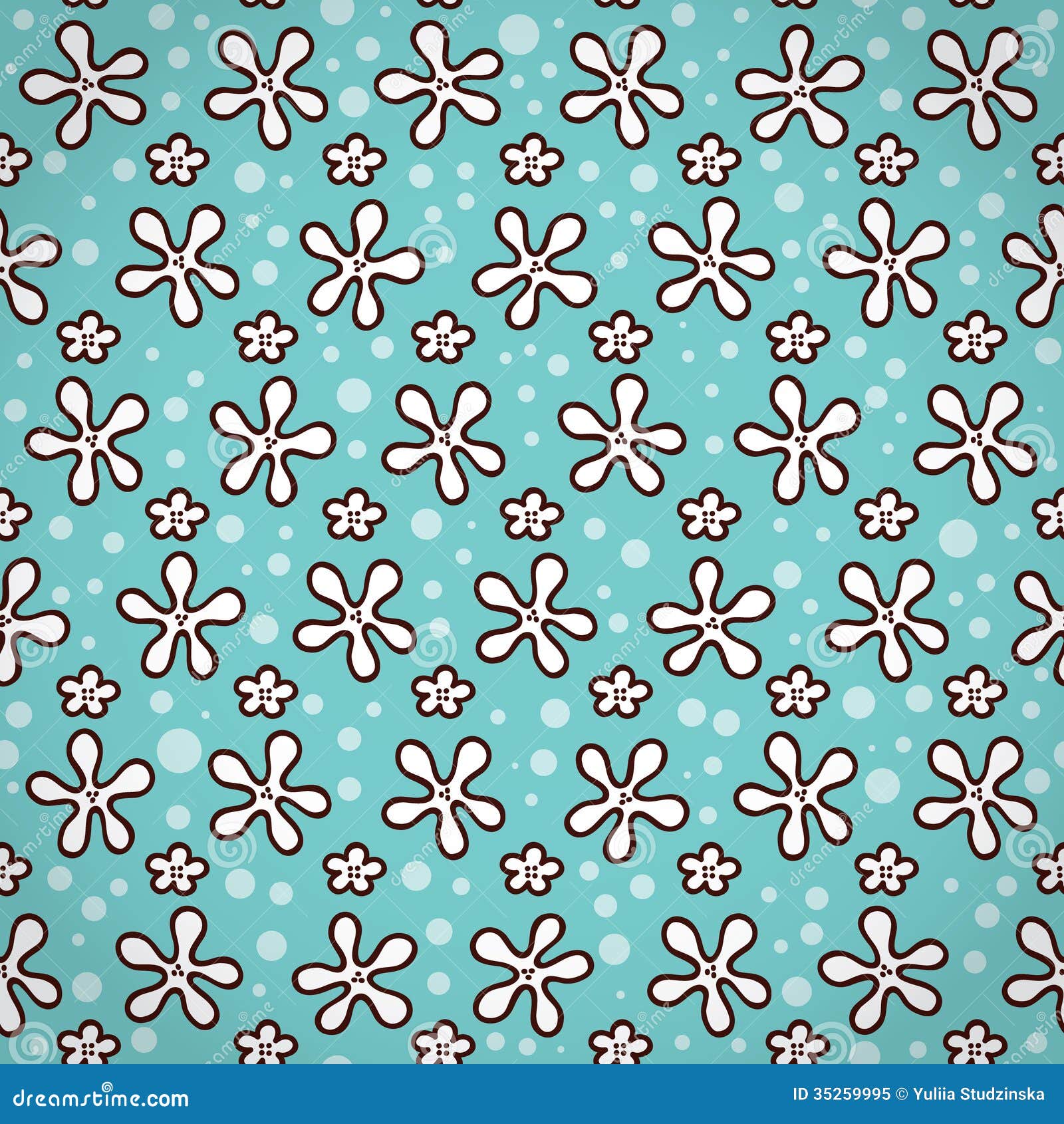 Blue doodle pattern stock vector. Illustration of baby - 35259995