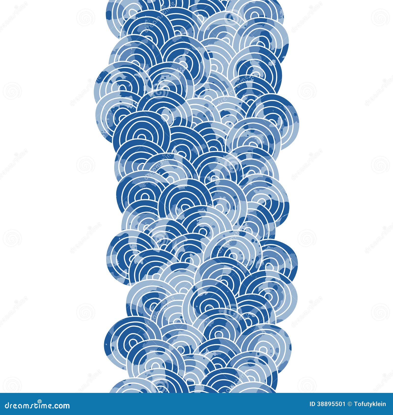 Blue Doodle Seamless Background Stock Vector - Illustration of draw ...