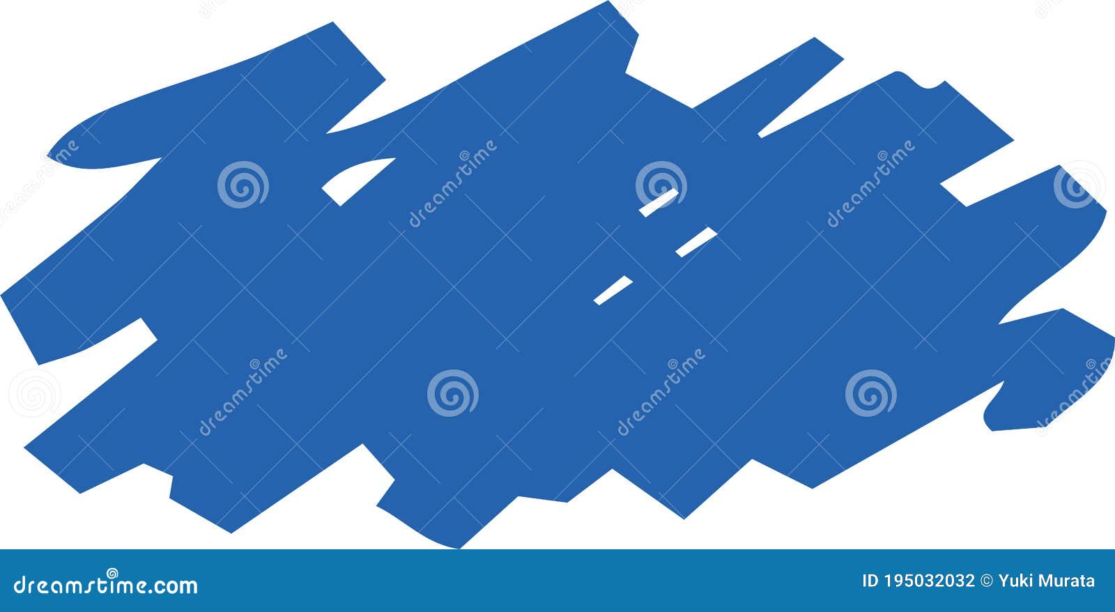 Blue Doodles Written with Rough Lines Stock Illustration - Illustration ...