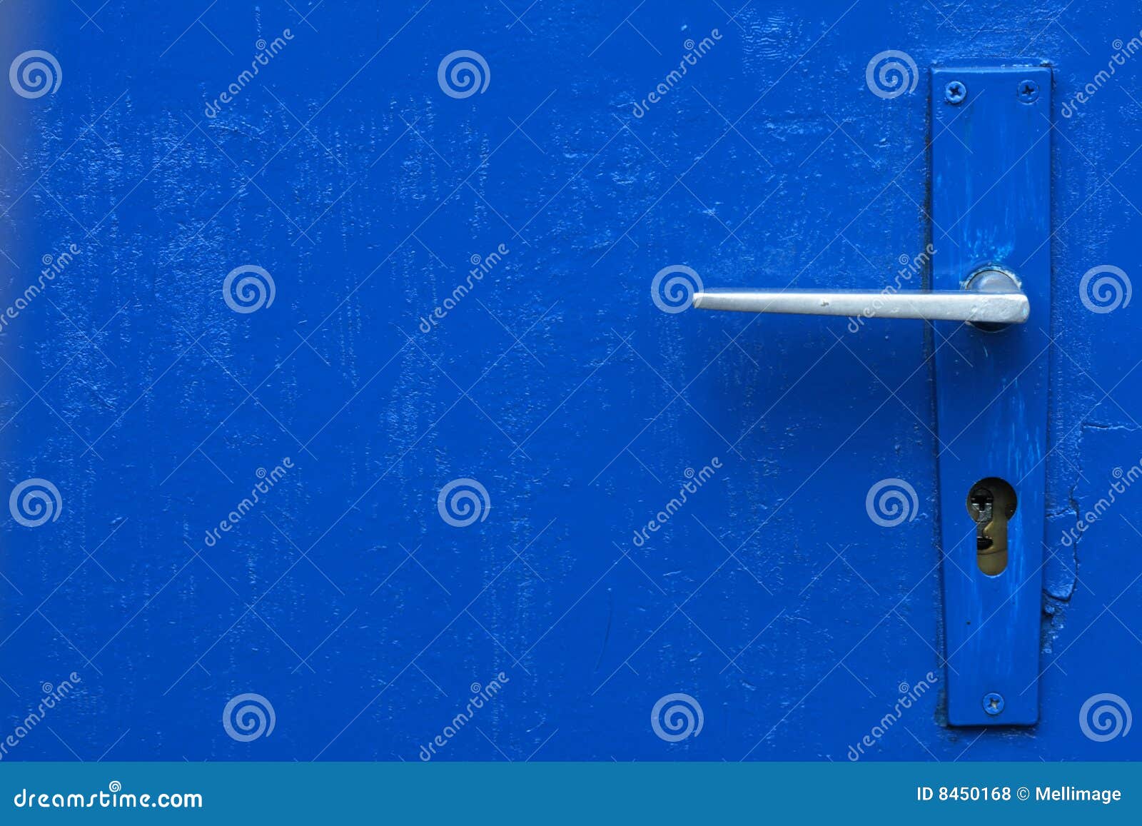 Blue Door stock photo. Image of macro, locked, bright - 8450168
