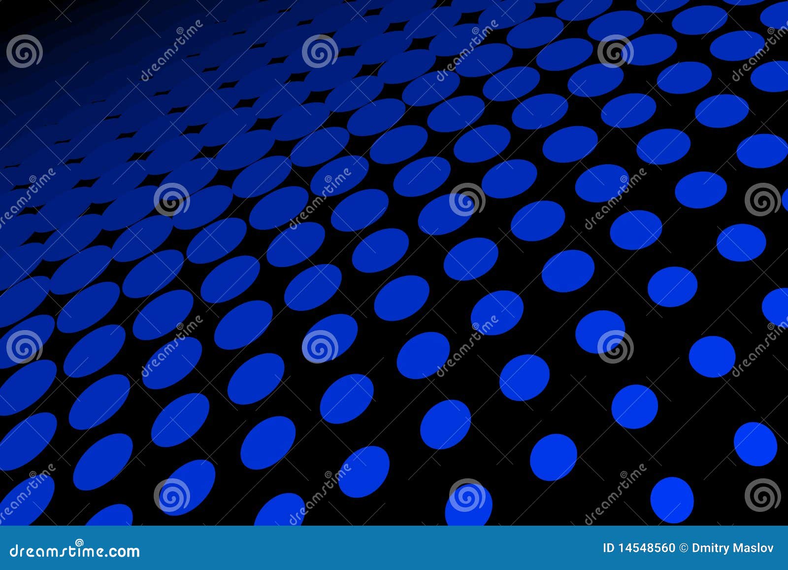 Blue Dot Pattern Picture. Image: 14548560