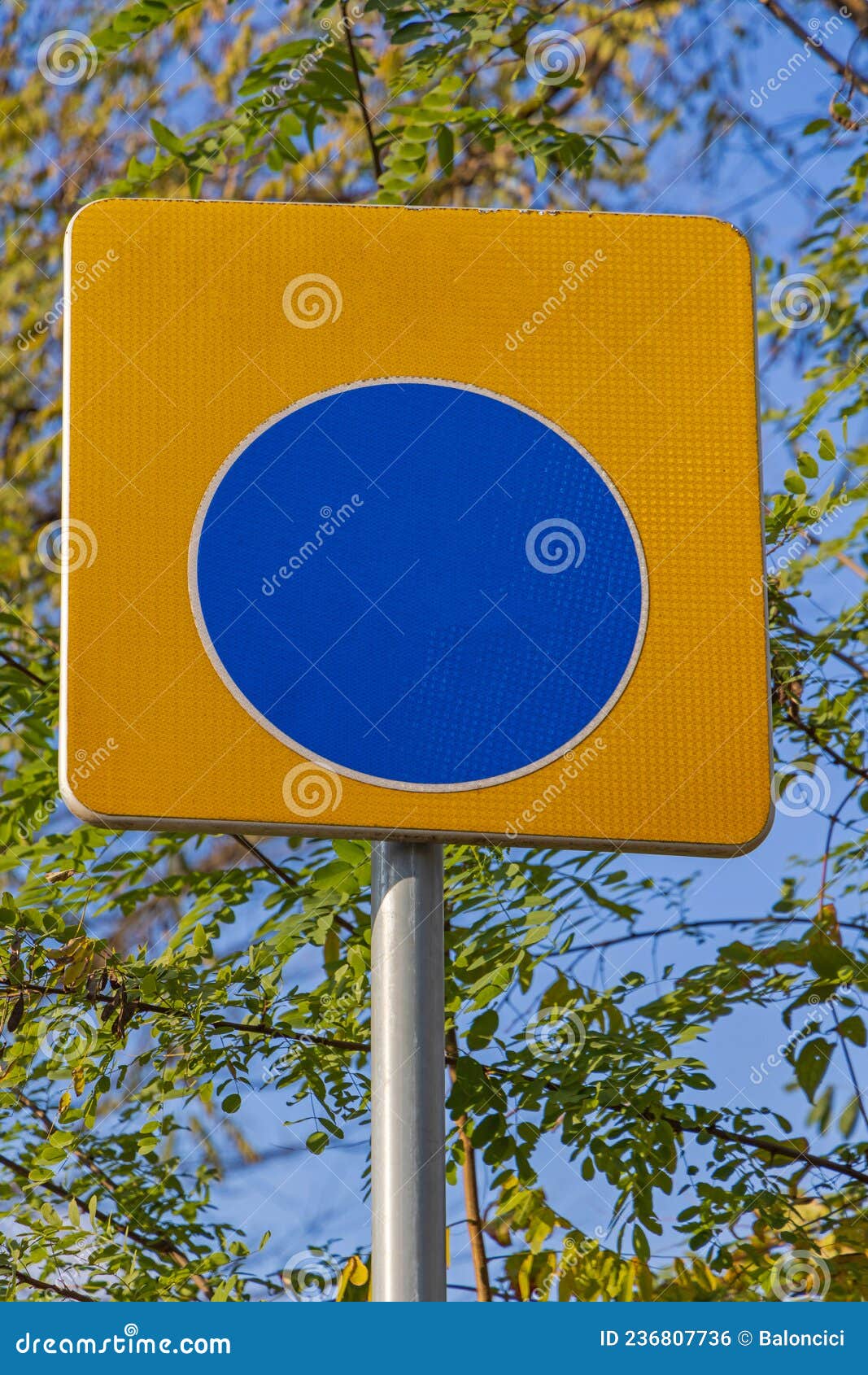 Blue Dot Sign stock photo. Image of 2021, symbol, road - 236807736