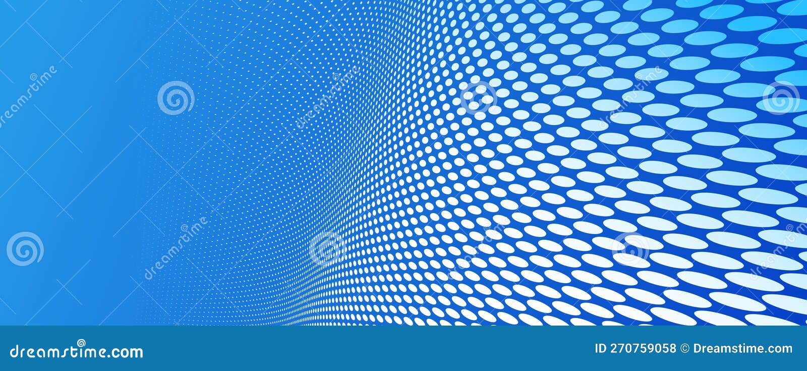 Blue Dots in 3D Perspective Vector Abstract Background, Multimedia ...