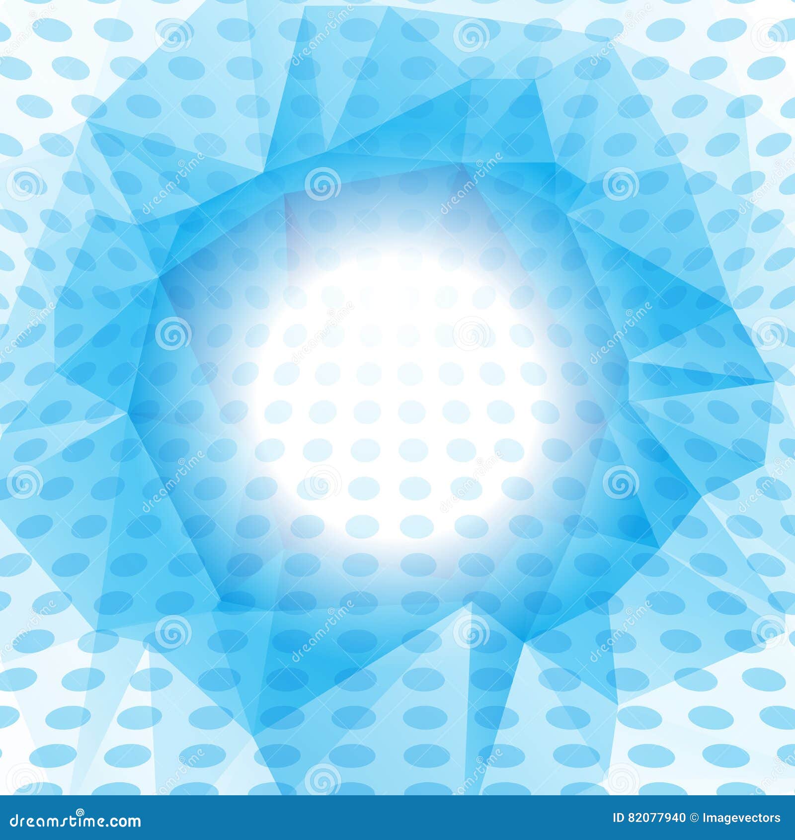 Blue Dotted Abstract Background Stock Vector - Illustration of dotted ...