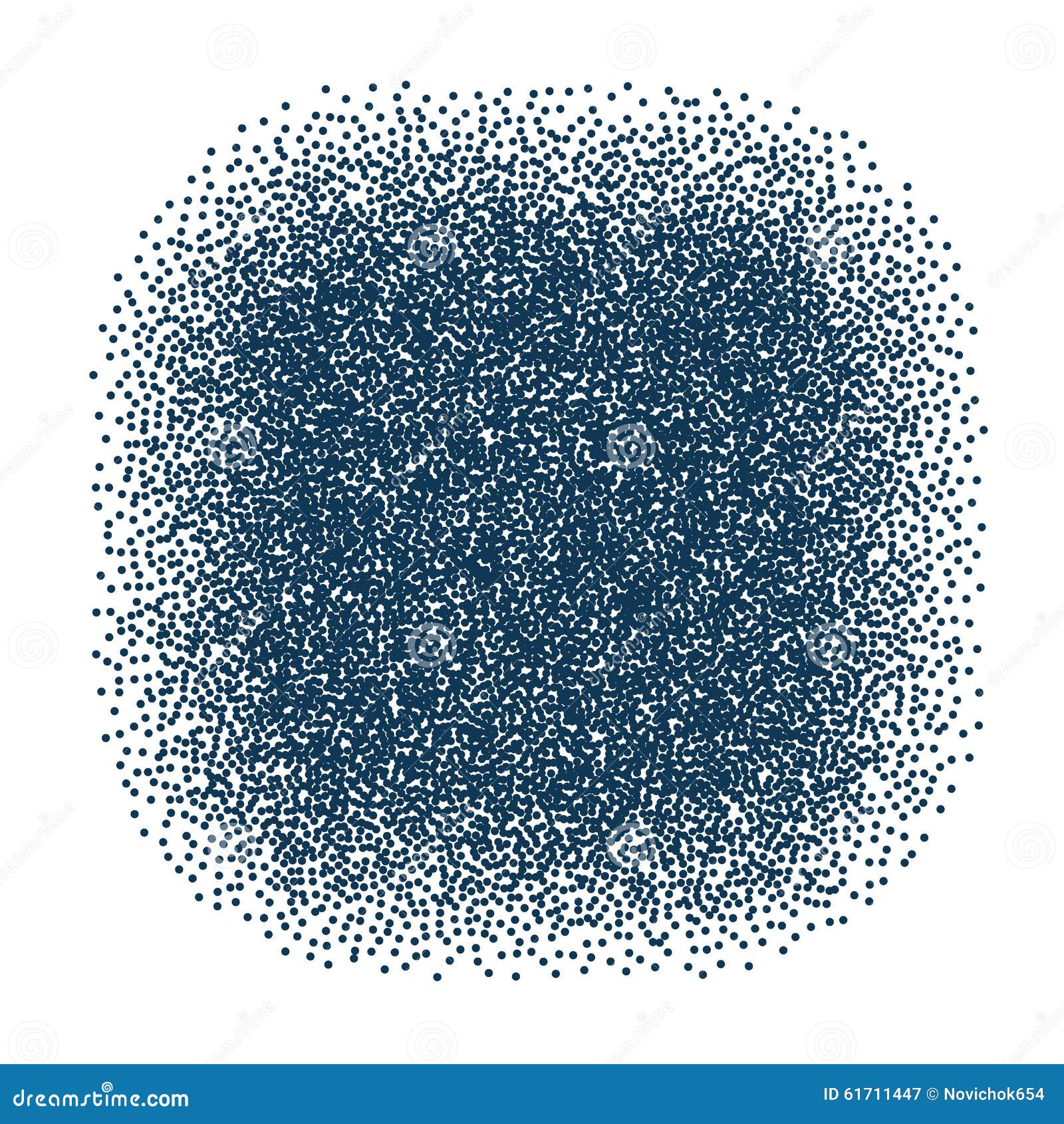 Blue dotted banner stock vector. Illustration of artwork - 61711447