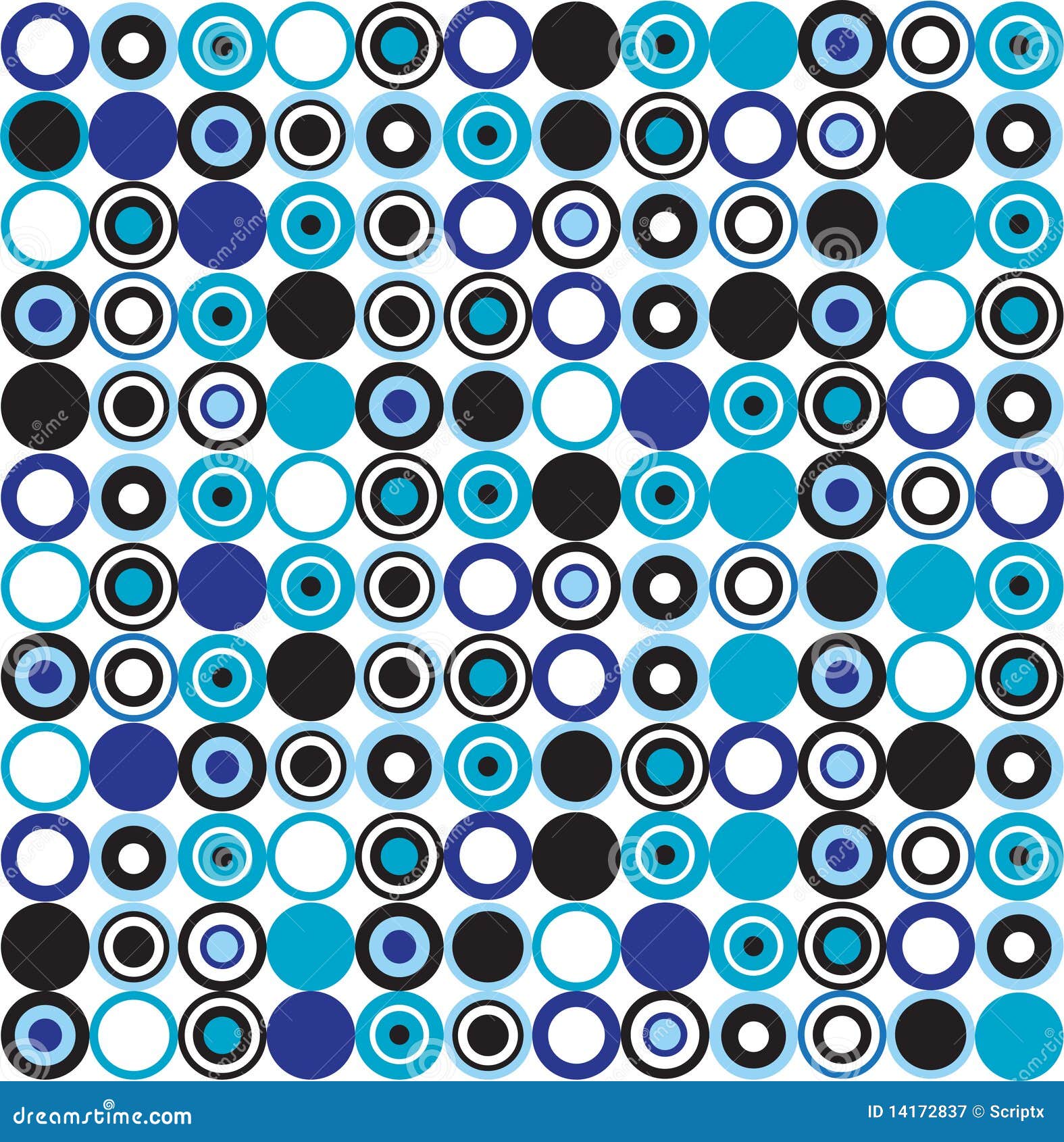 Blue dotted pattern stock vector. Illustration of space - 14172837