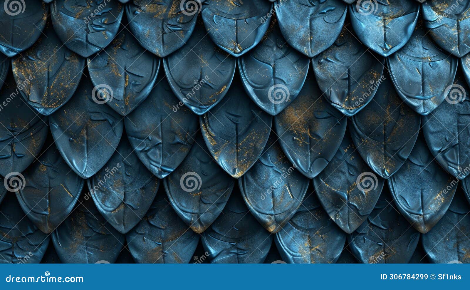 Blue Dragon Scale Pattern Close-up - Luxury Background Texture for ...