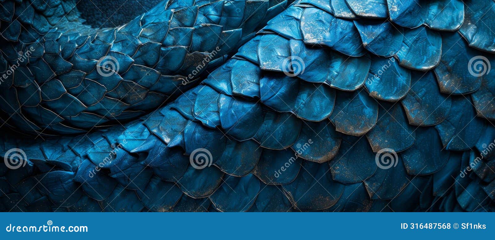 Blue Dragon Scale Pattern Close-up - Luxury Background Texture for ...