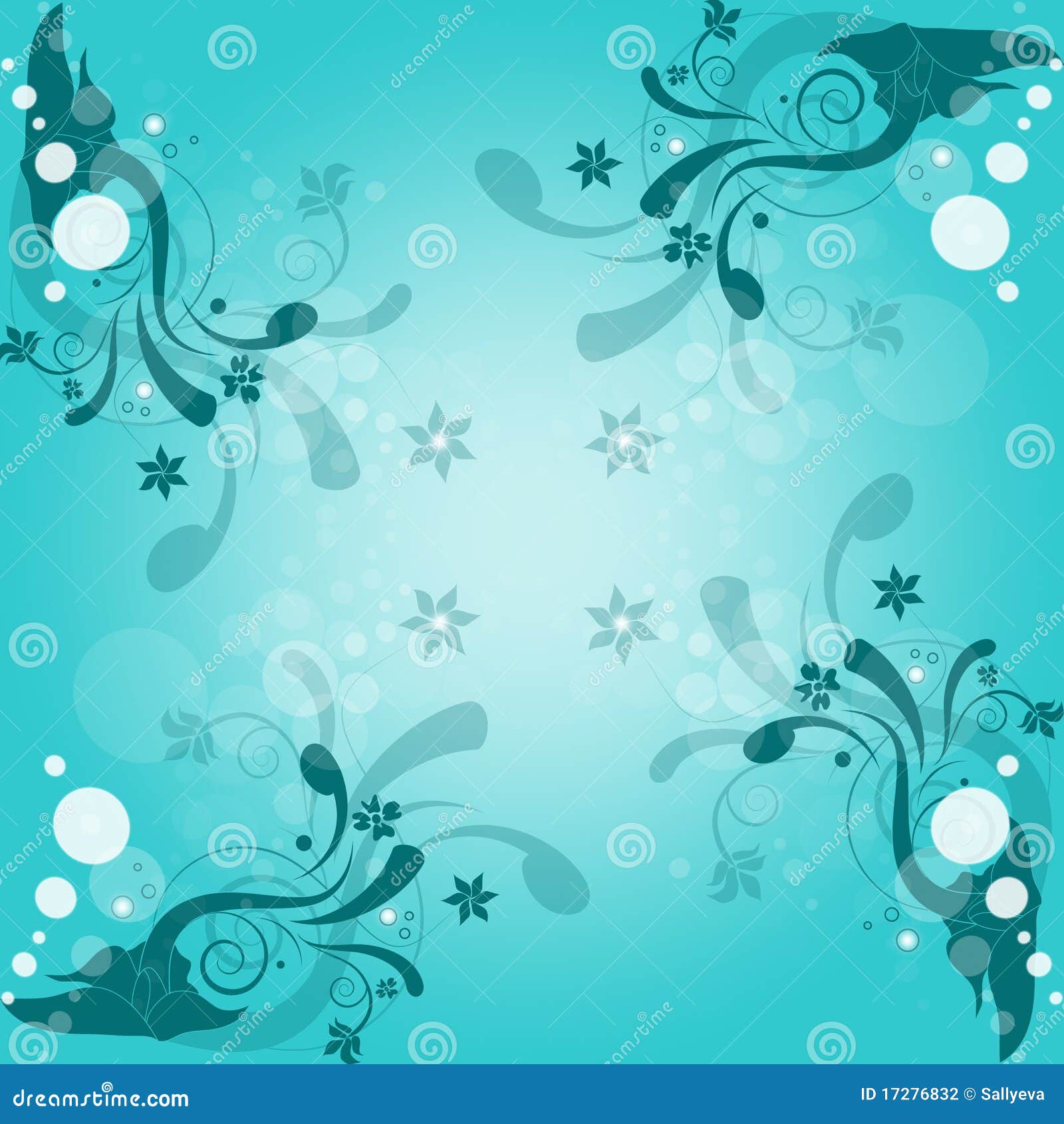 Blue dream stock illustration. Illustration of decorative - 17276832