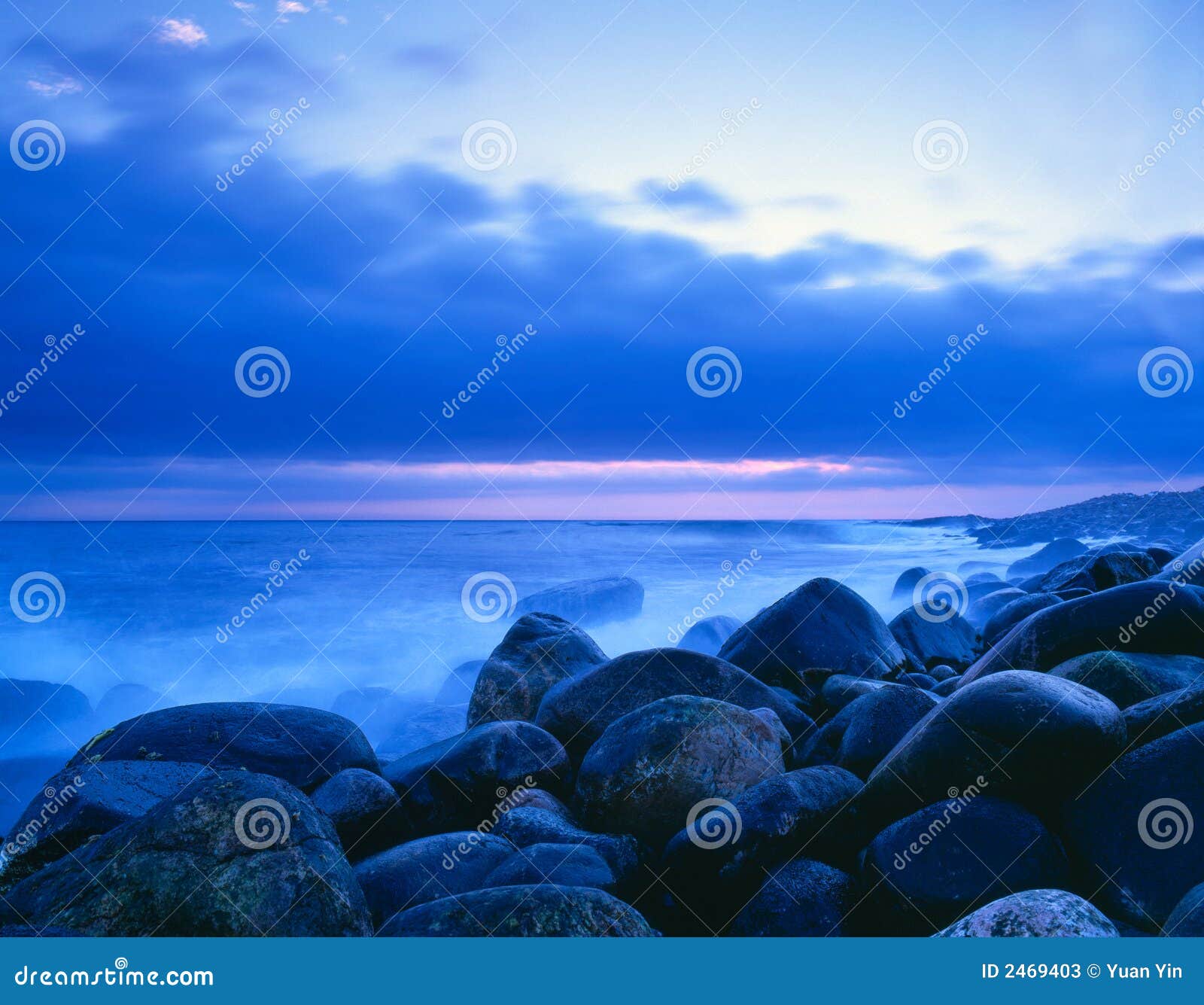 Blue Dream stock image. Image of wave, peace, rock, feeling - 2469403