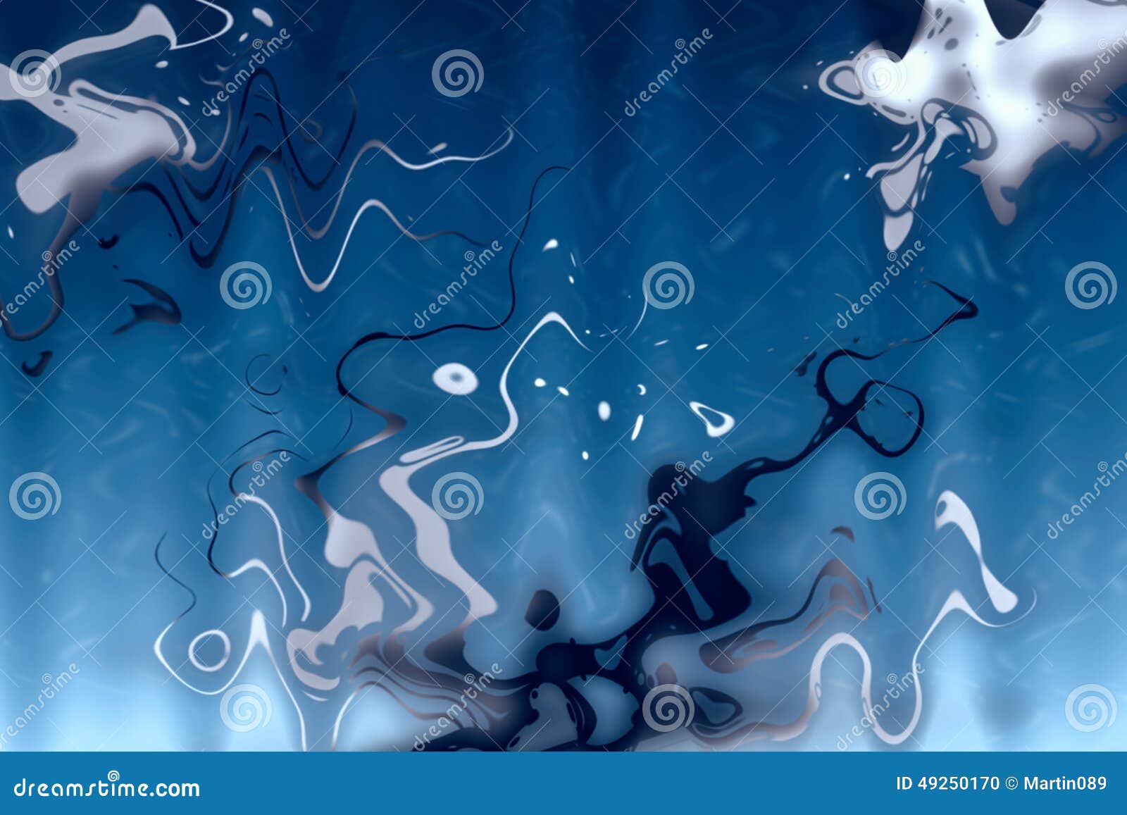 Blue dream abstract stock illustration. Illustration of modern - 49250170