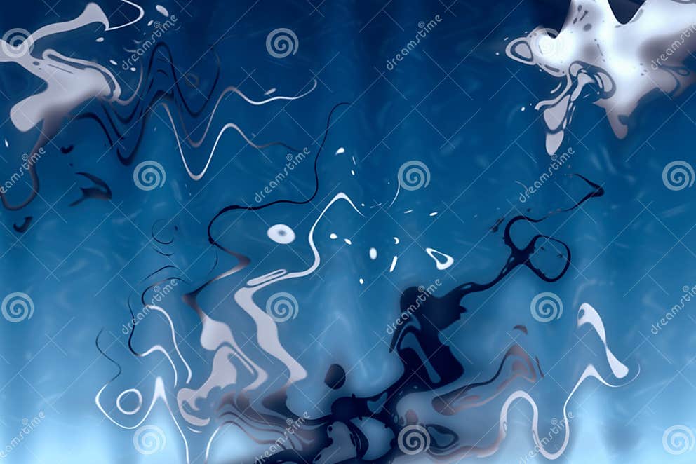 Blue dream abstract stock illustration. Illustration of modern - 49250170