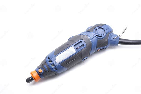 Blue one dremel stock photo. Image of tool, sander, versatility - 148457864