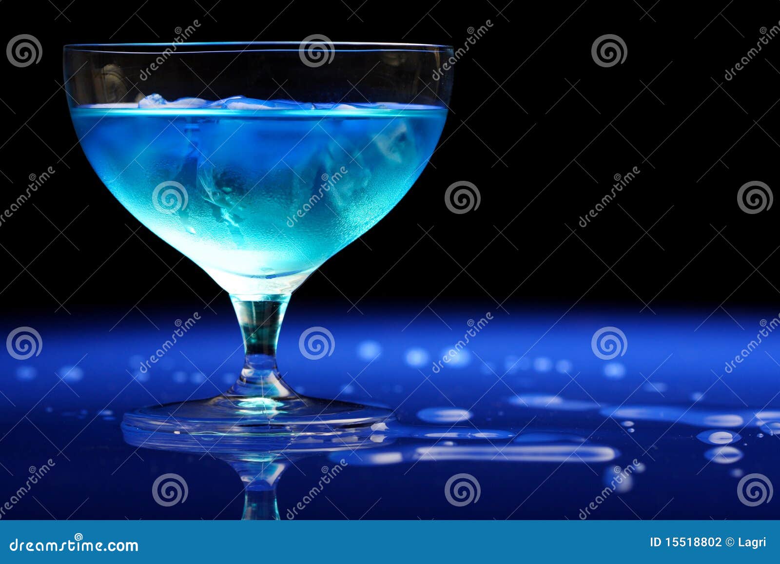 Blue drink stock photo. Image of martini, refreshment - 15518802