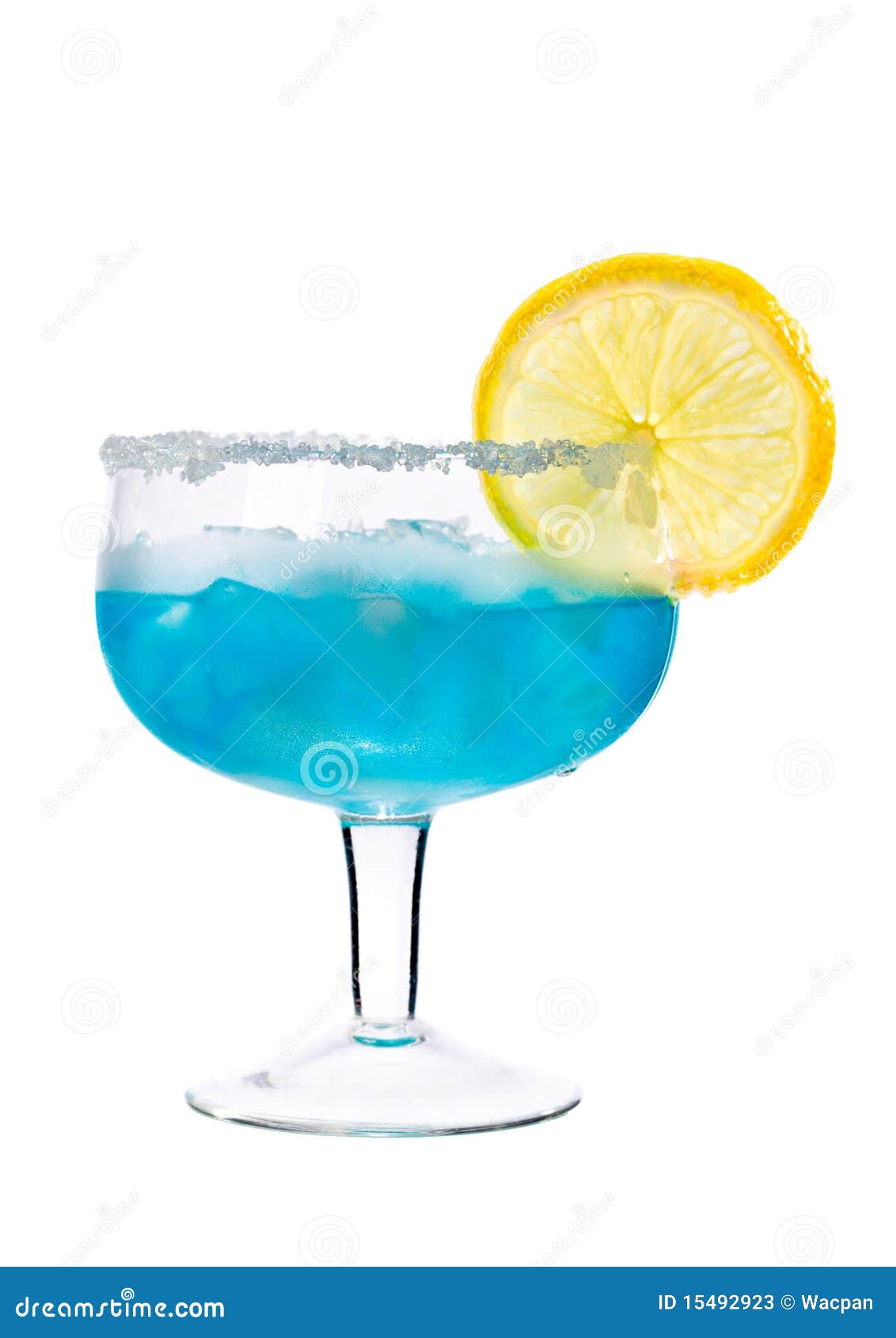 Blue Drink with Ice and Lemon Stock Image - Image of juice, hard: 15492923
