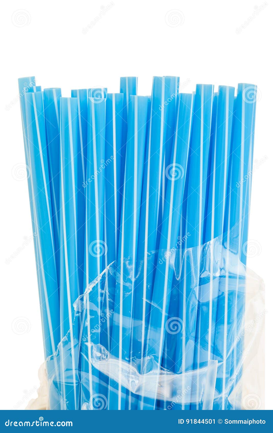 Blue drinking straws stock image. Image of straw, drink - 91844501