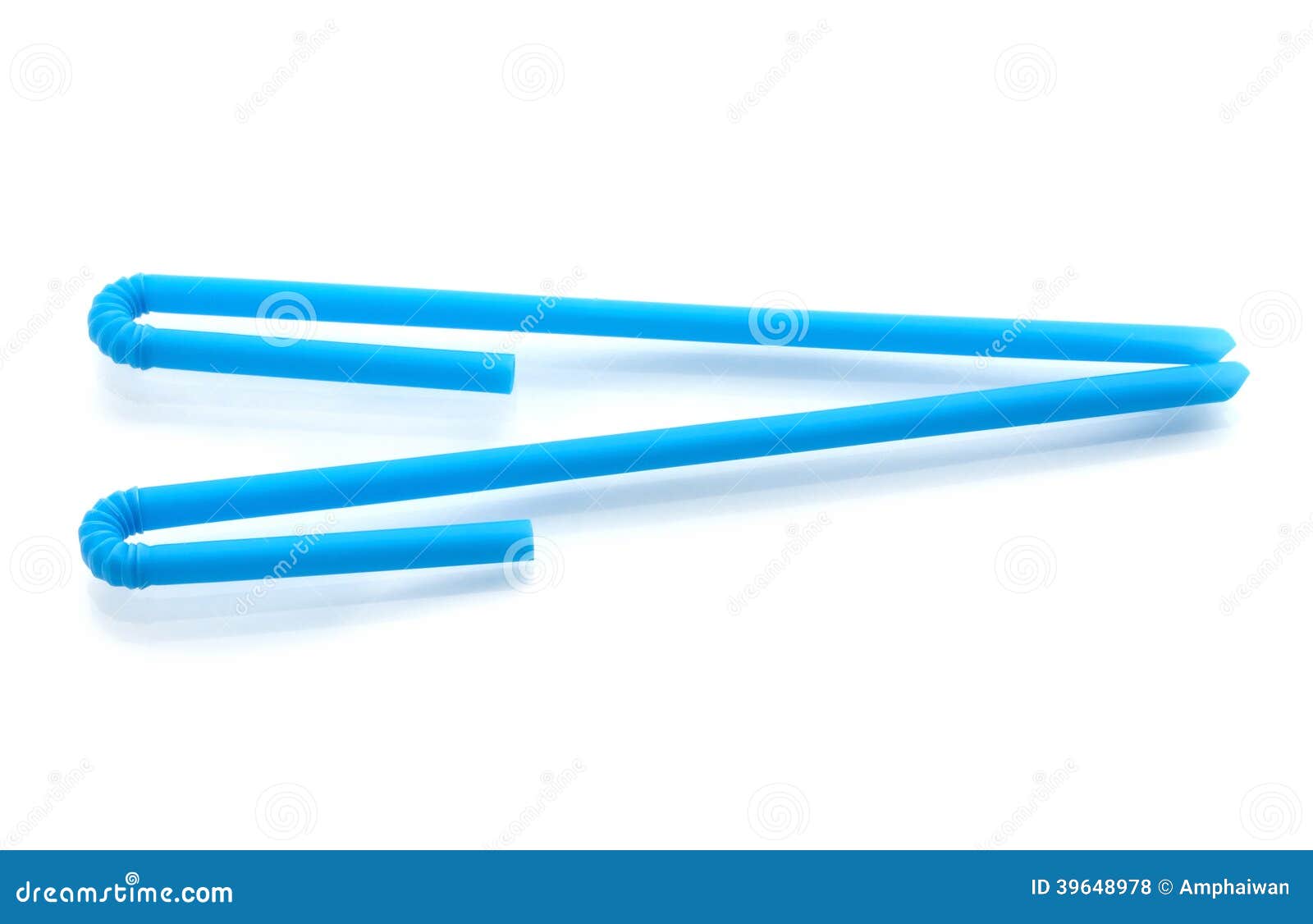 Blue drinking straws stock photo. Image of hoses, plastic - 39648978
