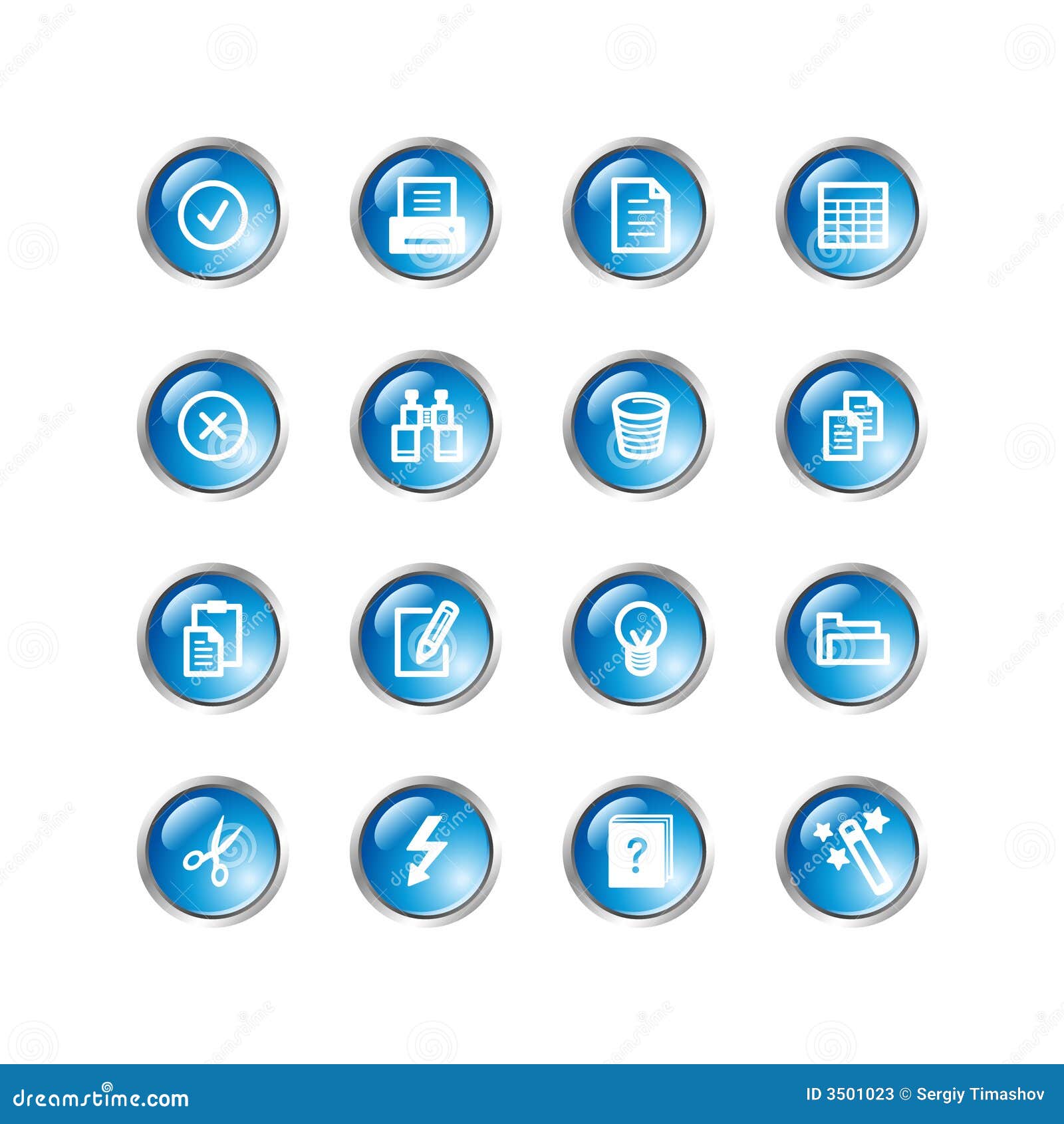 Blue drop document icons stock vector. Illustration of pictogram - 3501023