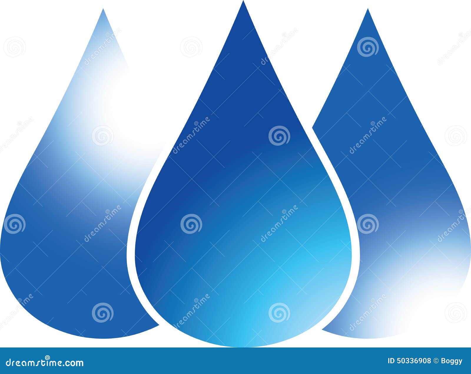 Blue drop stock illustration. Illustration of color, element - 50336908