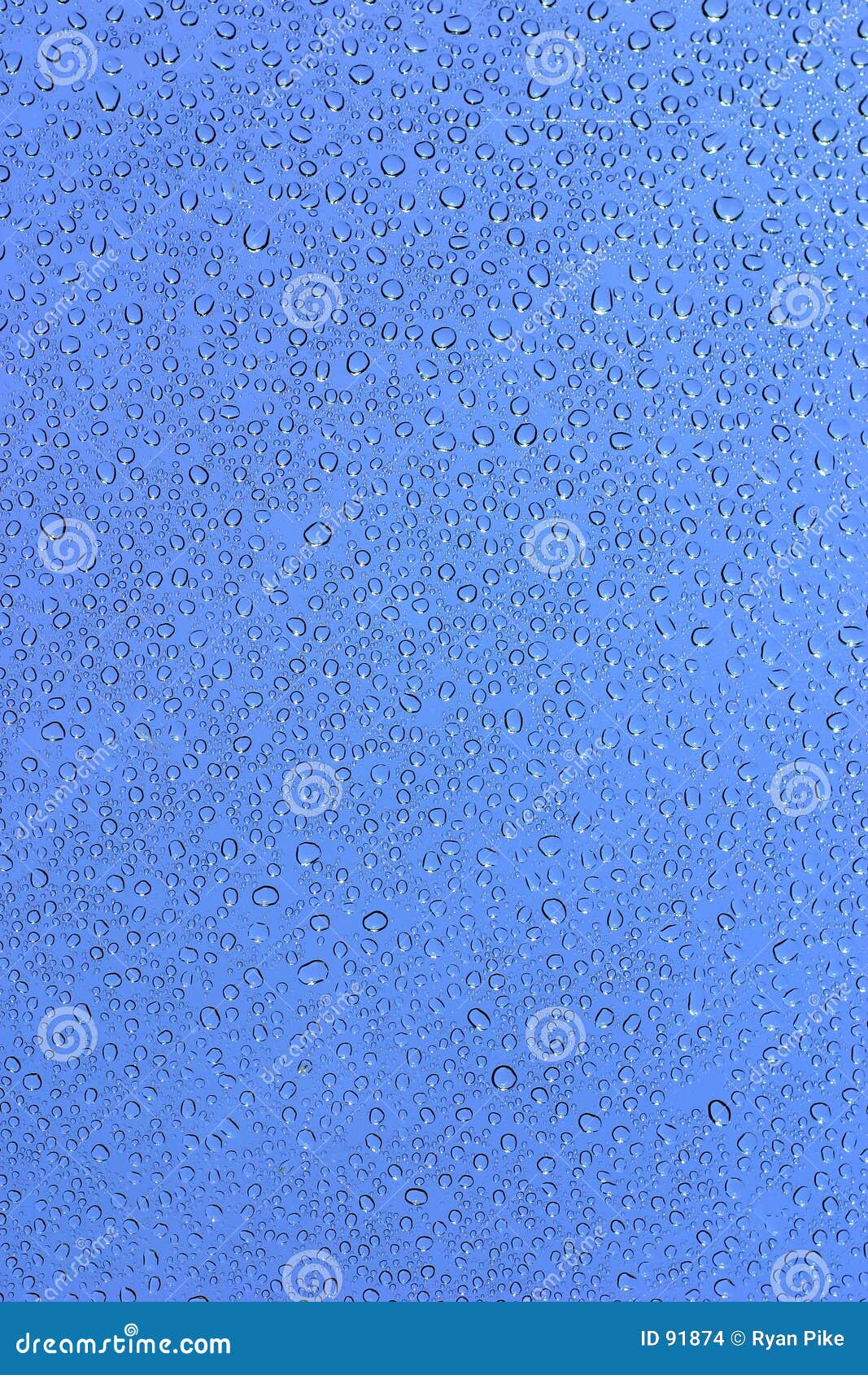 Blue droplets stock photo. Image of invigorate, damp, liquid - 91874