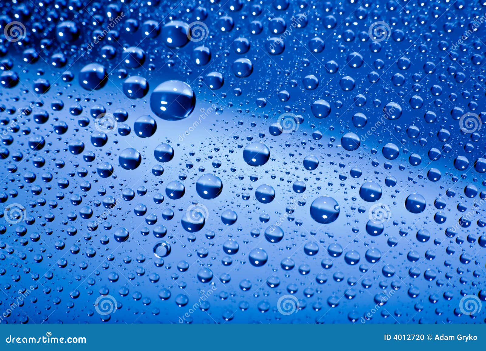 Blue drops stock photo. Image of blue, pure, fizz, drop - 4012720