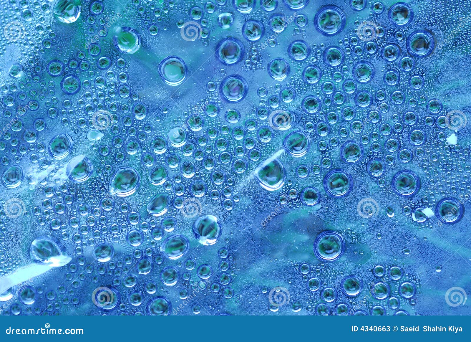 Blue drops stock image. Image of water, freshness, wallpaper - 4340663