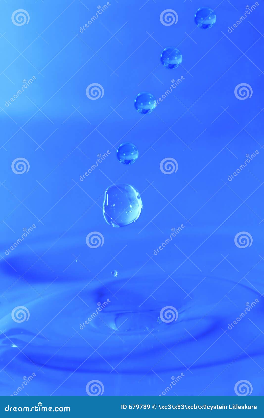 Blue Drops stock image. Image of fluid, concept, wallpaper - 679789